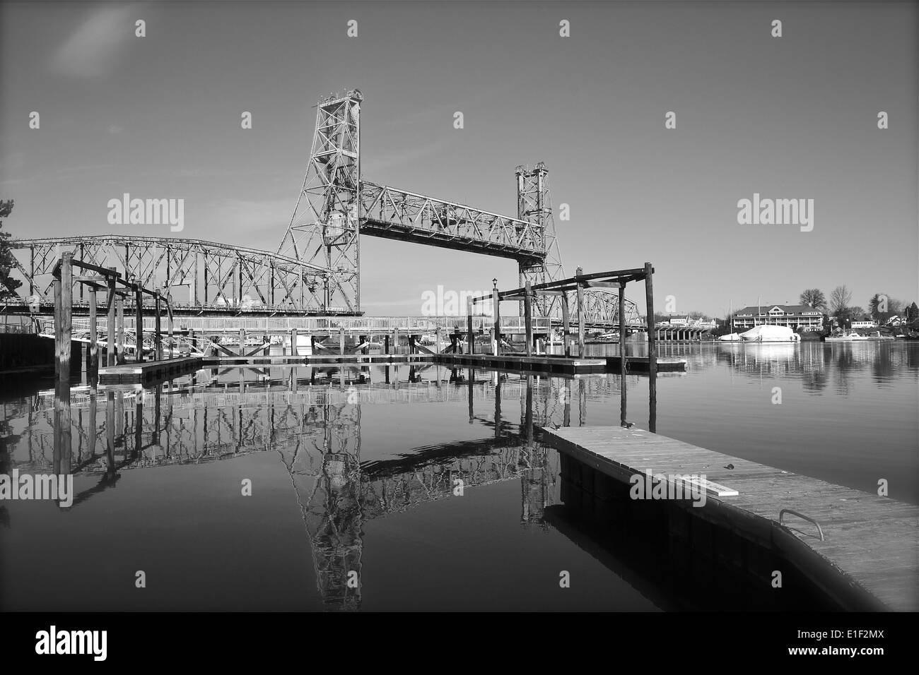 Bridge over water Stock Photo - Alamy