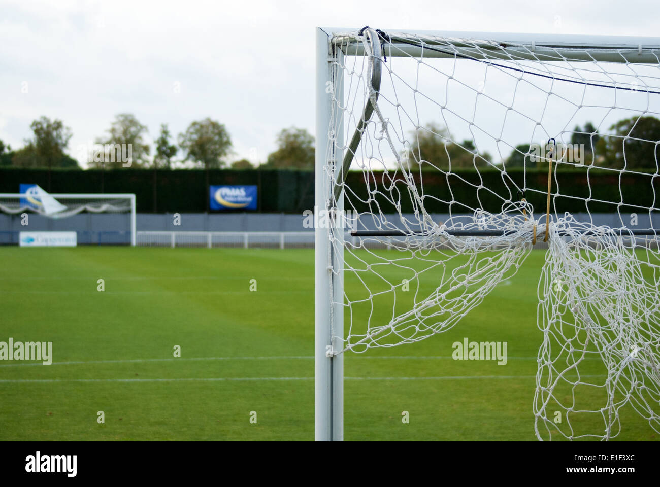 Football nets hi-res stock photography and images - Alamy