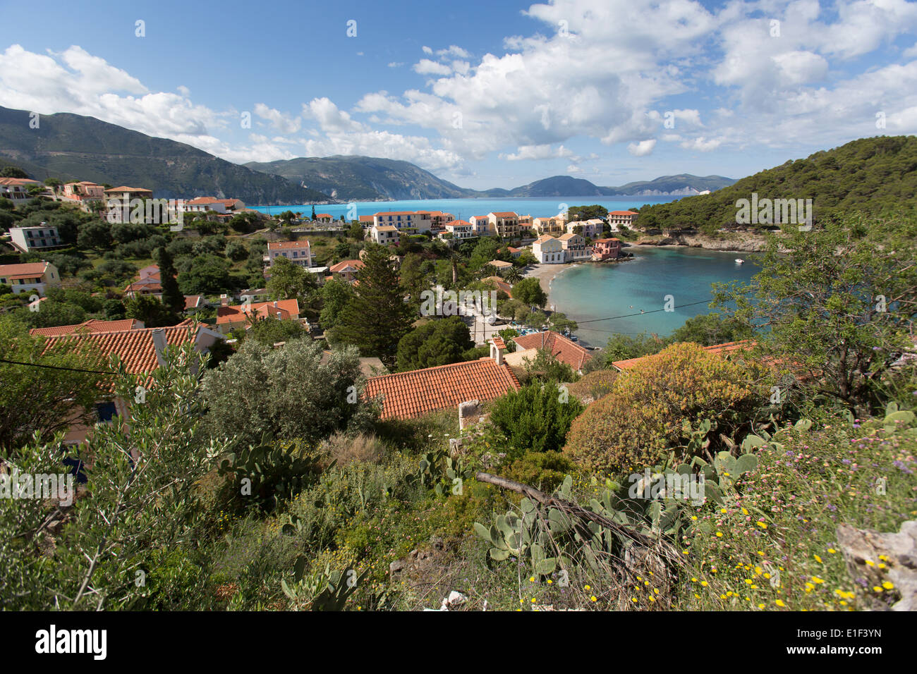 Bright view assos village hi-res stock photography and images - Alamy