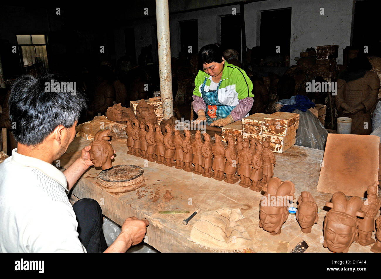 Terracotta warrior copies hi-res stock photography and images - Alamy