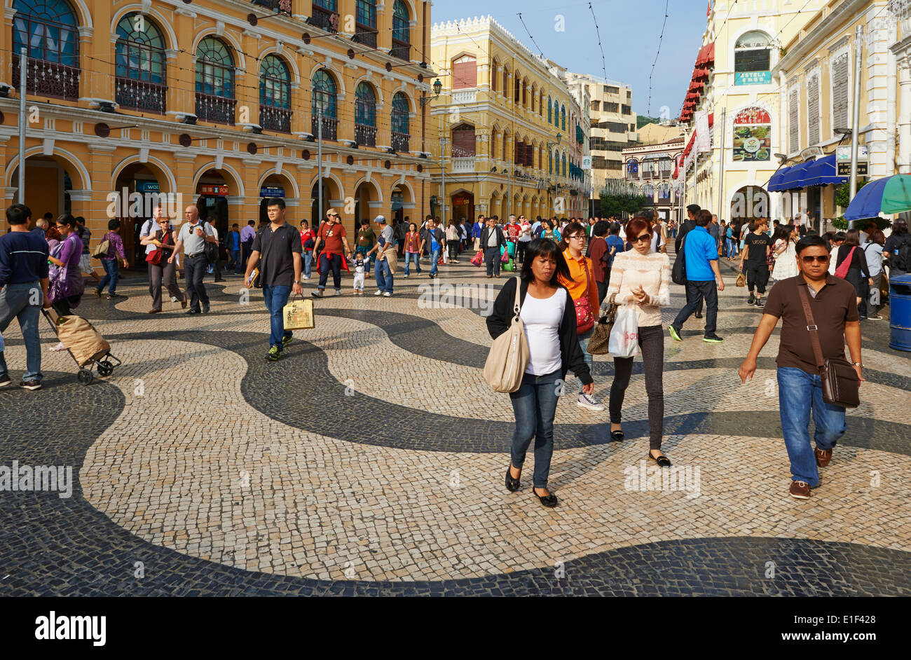 China, Macau, Largo de Senado Stock Photo - Alamy