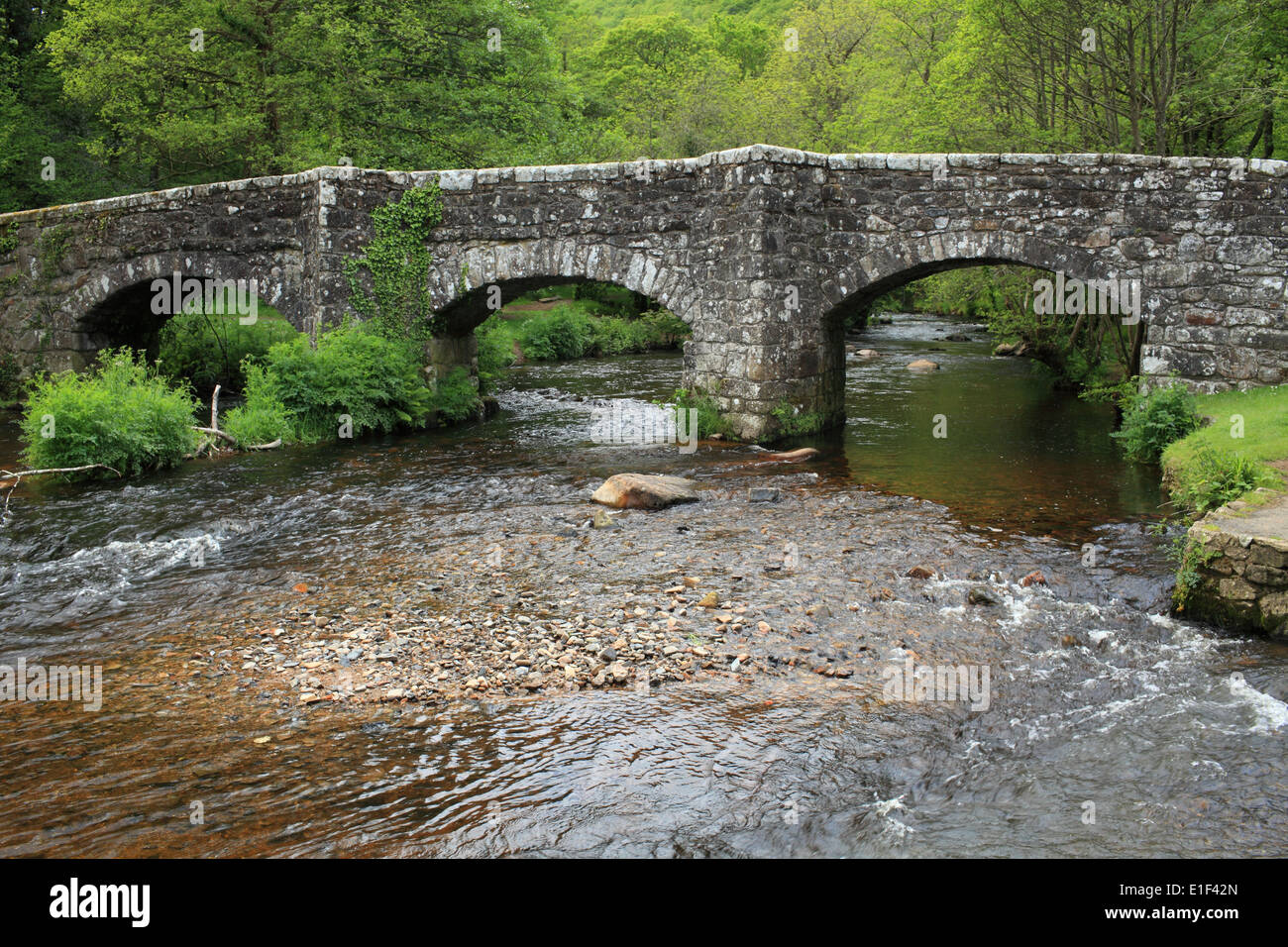 Fingle bridge hi-res stock photography and images - Alamy