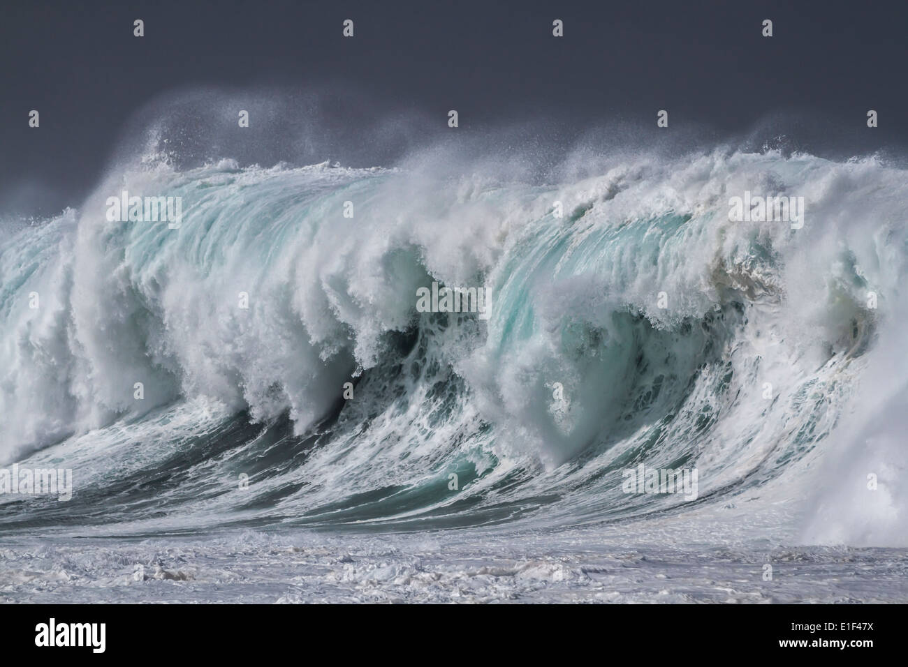 Big Ocean Waves on the north shore of Oahu Stock Photo - Alamy