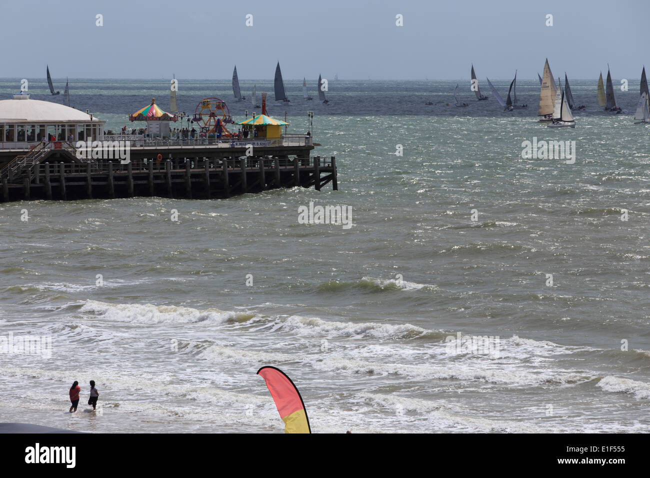 Bournemouth pier boat hi-res stock photography and images - Alamy