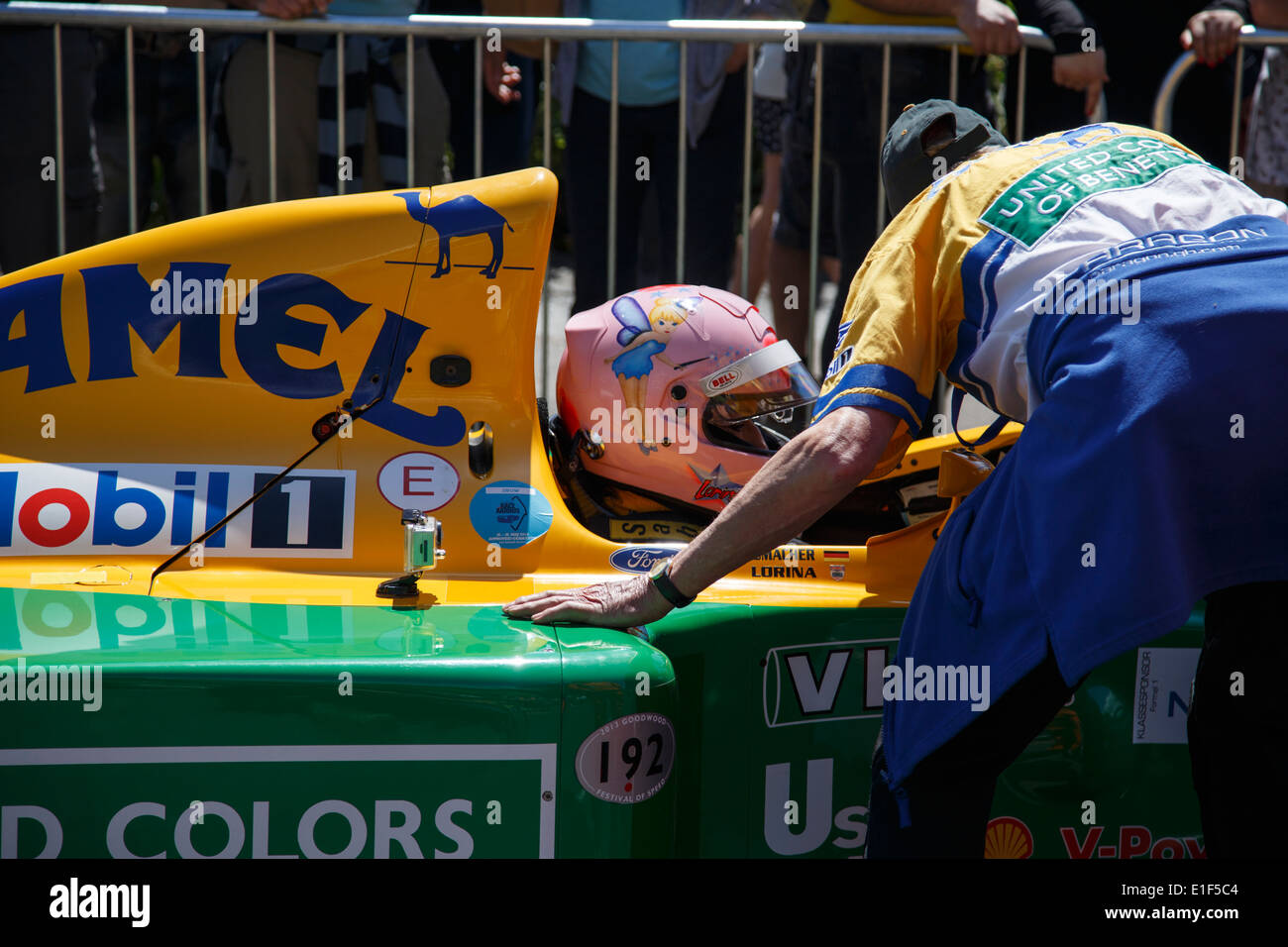 F1 car cockpit hi-res stock photography and images - Alamy
