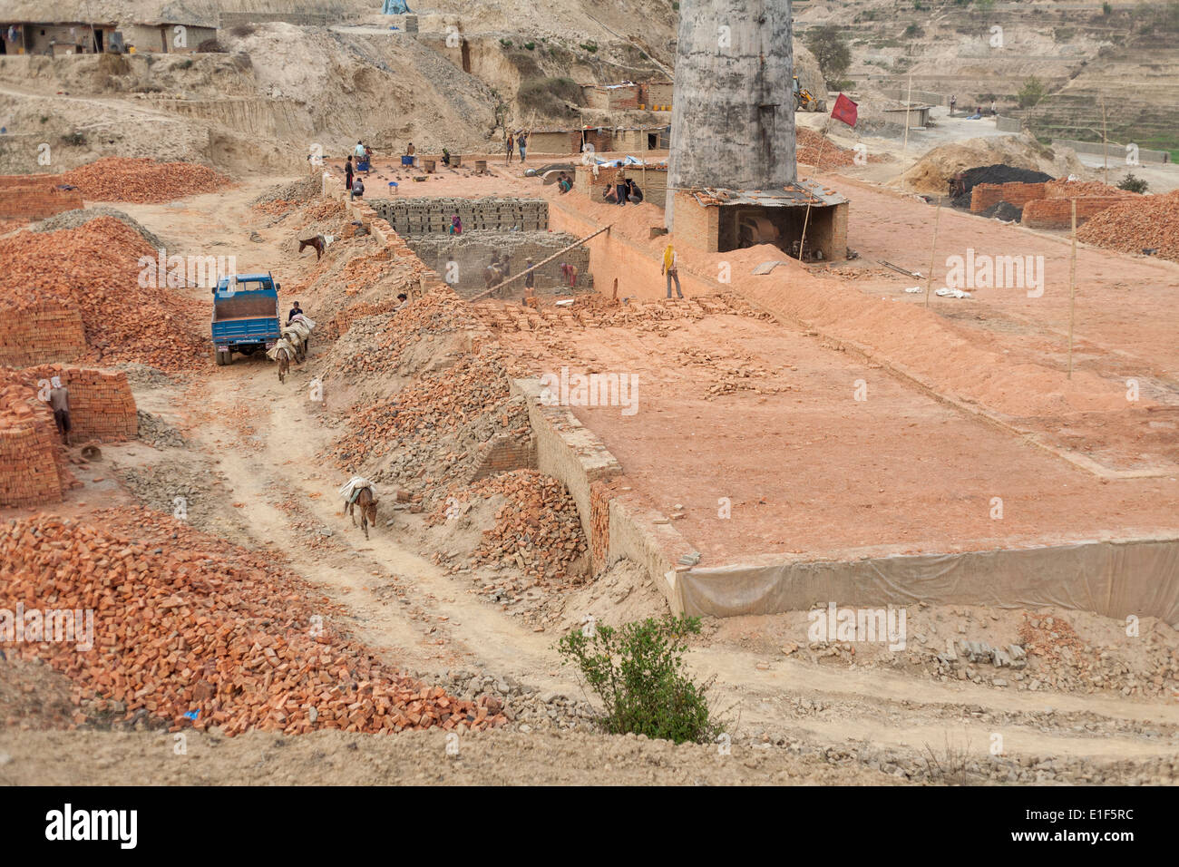 Brick Factory, Godawari, Kathmandu, Nepal Stock Photo - Alamy