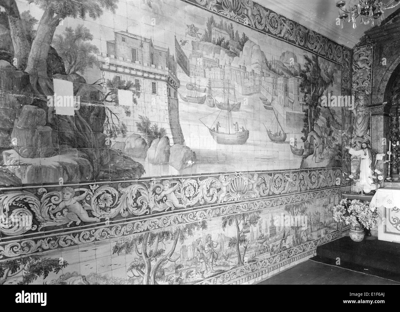 Capela de Nossa Senhora da Nazaré, located in São Martinho, Madeira, is ...