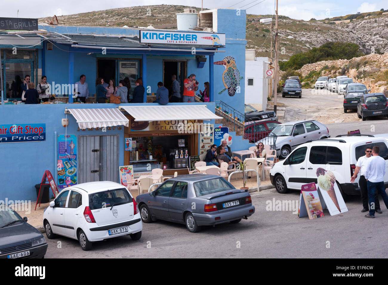 Cafe blue grotto malta hi-res stock photography and images - Alamy