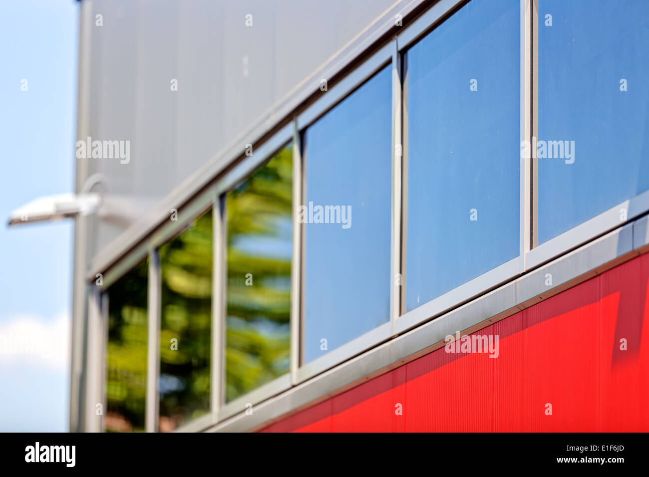 details of aluminum facade and aluminum panels Stock Photo - Alamy
