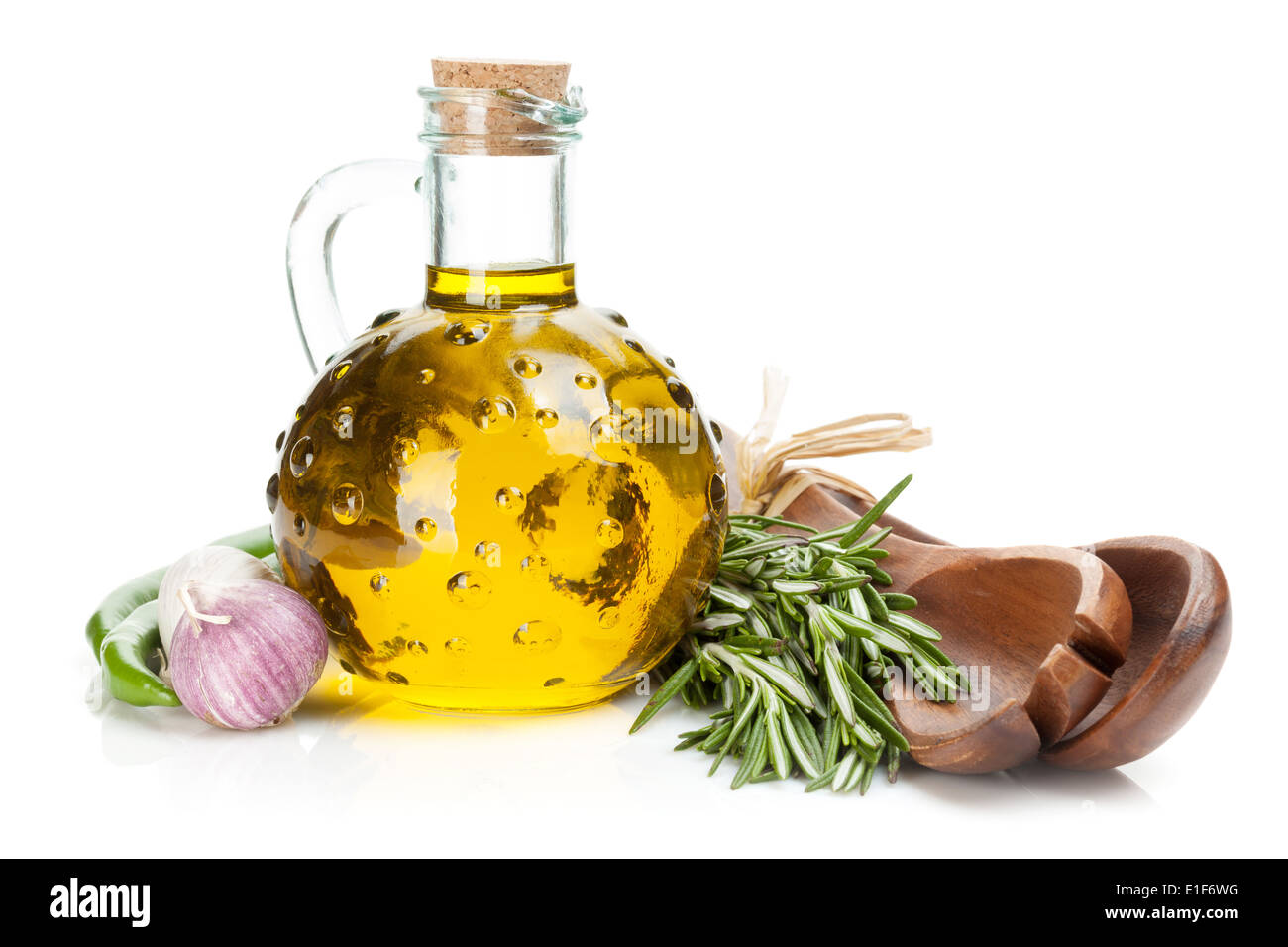Spices, herbs and condiments. Isolated on white background Stock Photo ...