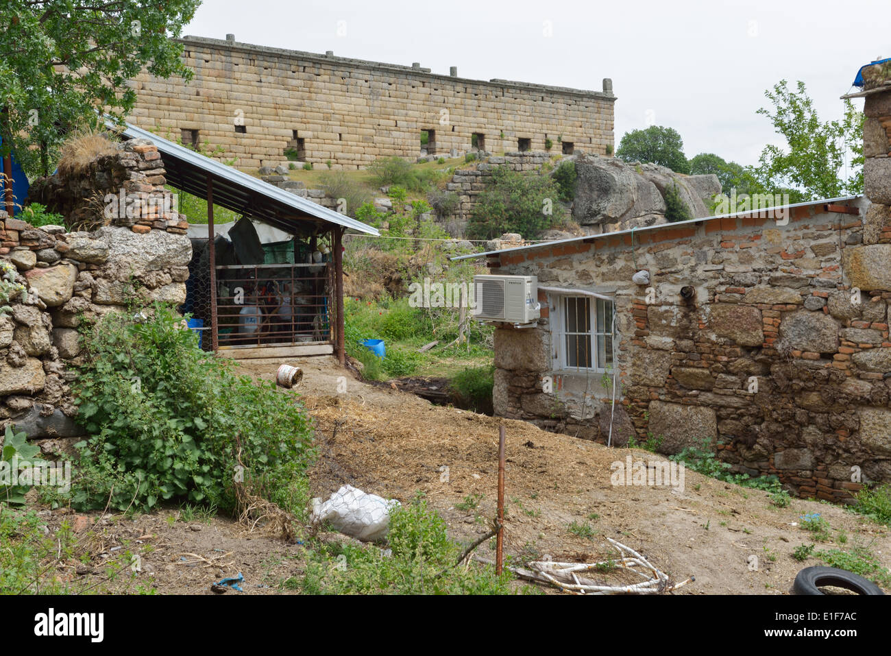 Three-story Hellenistic stoa and village neighbor’s house, Alinda ...