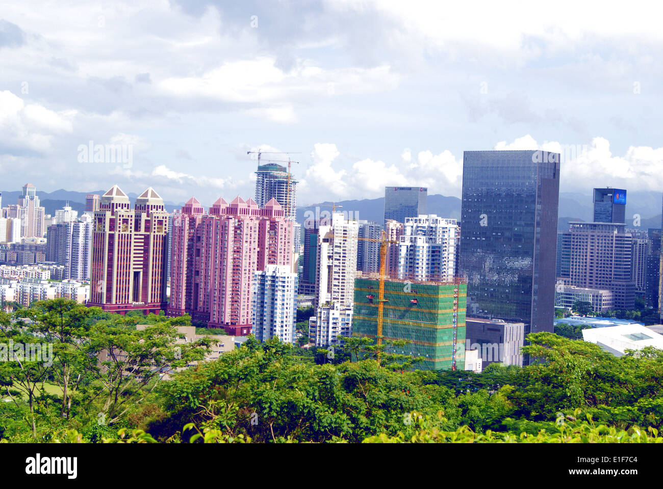Shenzhen urban landscape, urban construction, architecture, modern ...