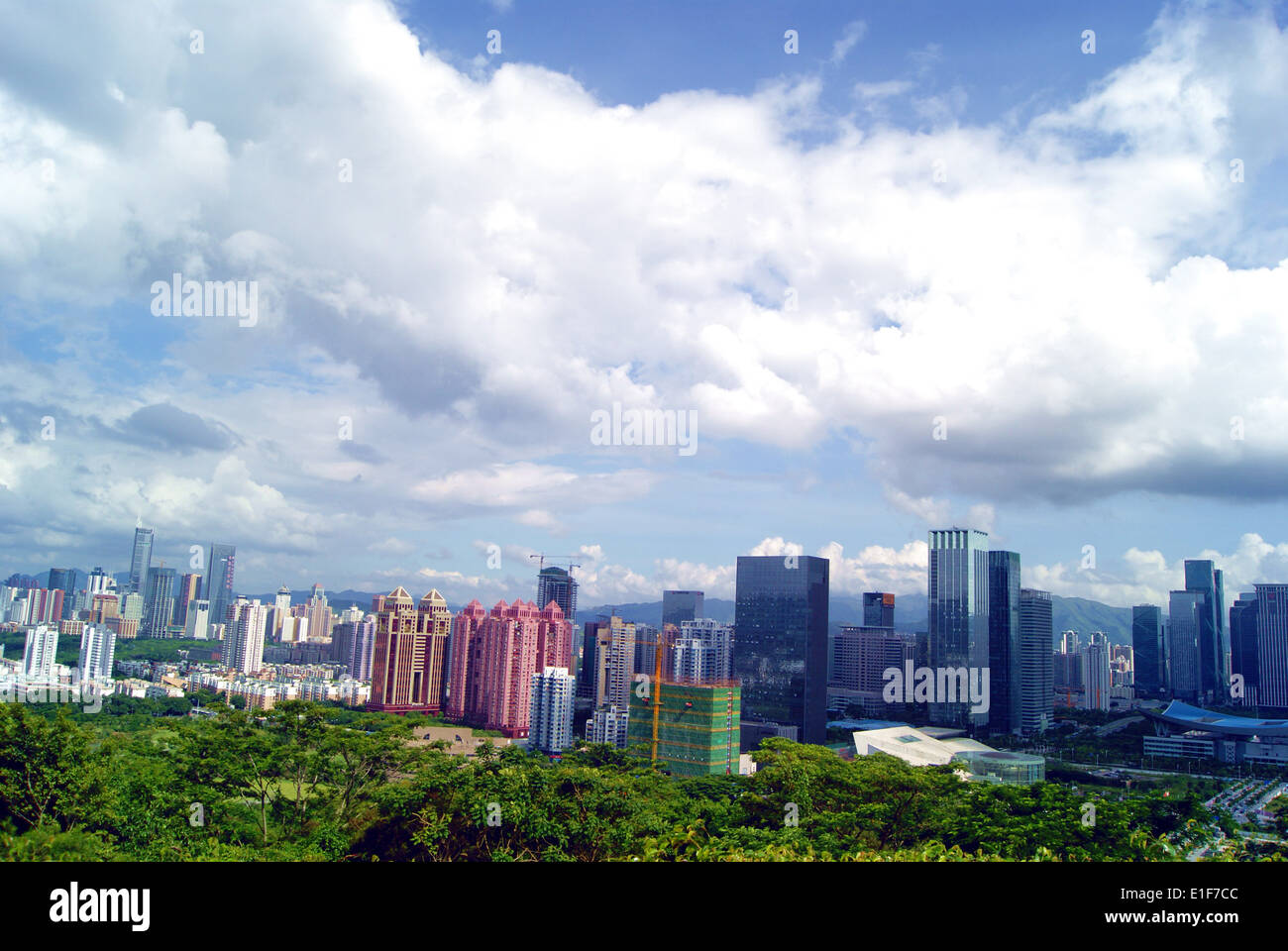 Shenzhen urban landscape, urban construction, architecture, modern ...