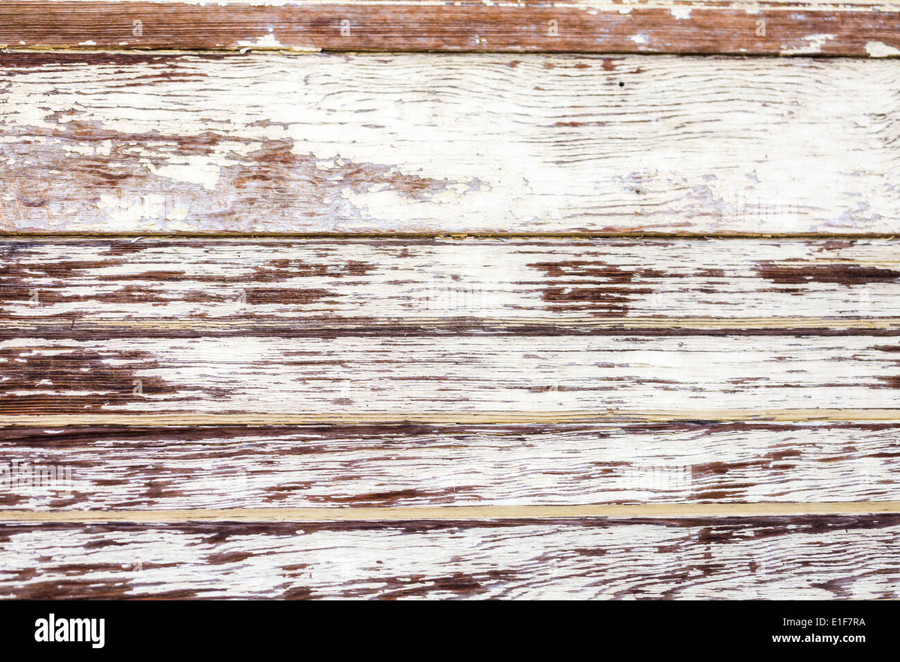 Weathered old siding painted white Stock Photo - Alamy