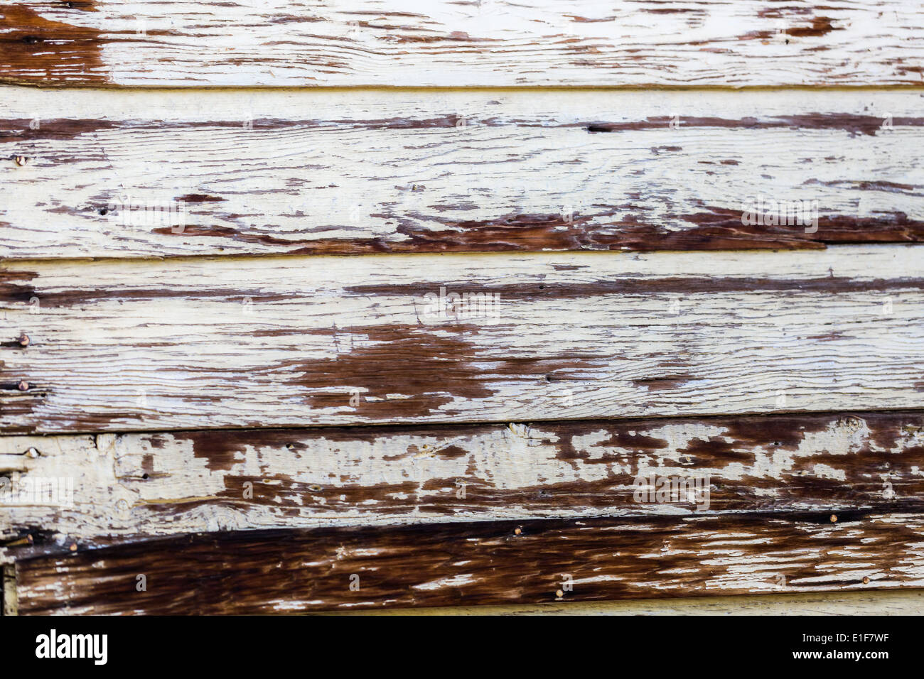 Weathered old siding painted white Stock Photo - Alamy