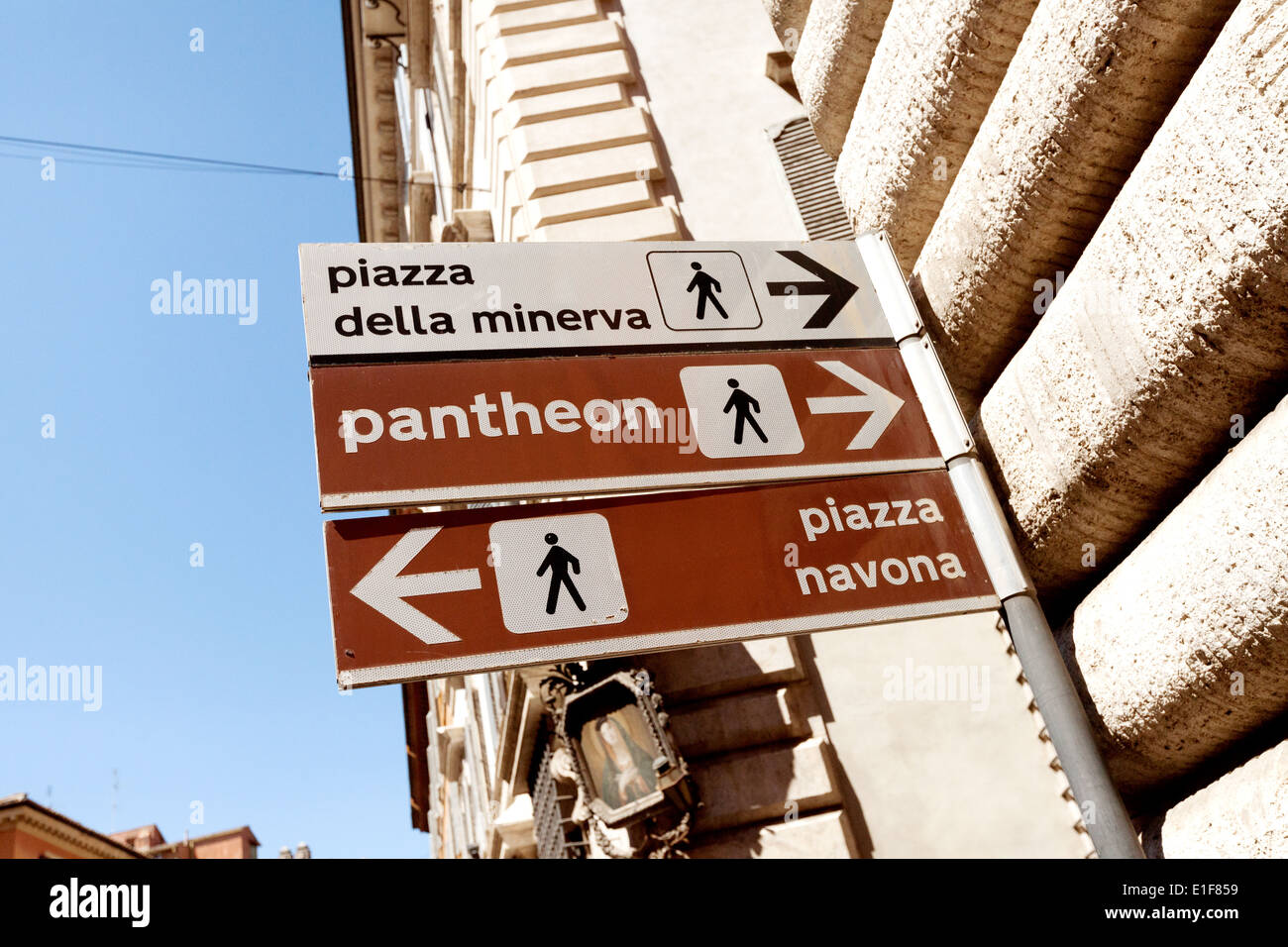Pantheon sign signs hi-res stock photography and images - Alamy