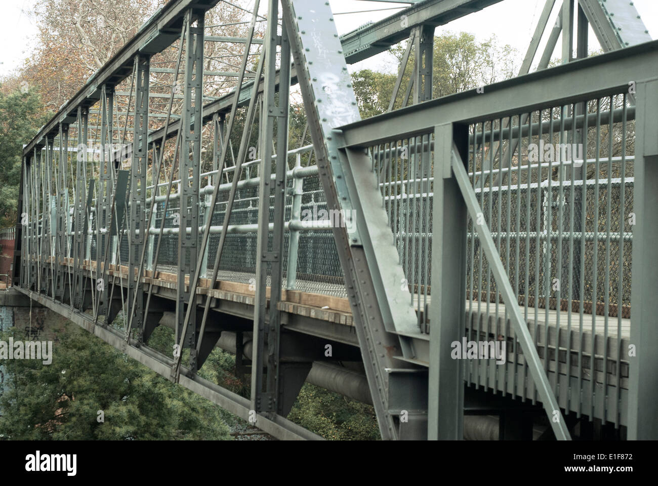 Yarra River Overpass Bridge Abbotsford Melbourne Australia Stock Photo ...
