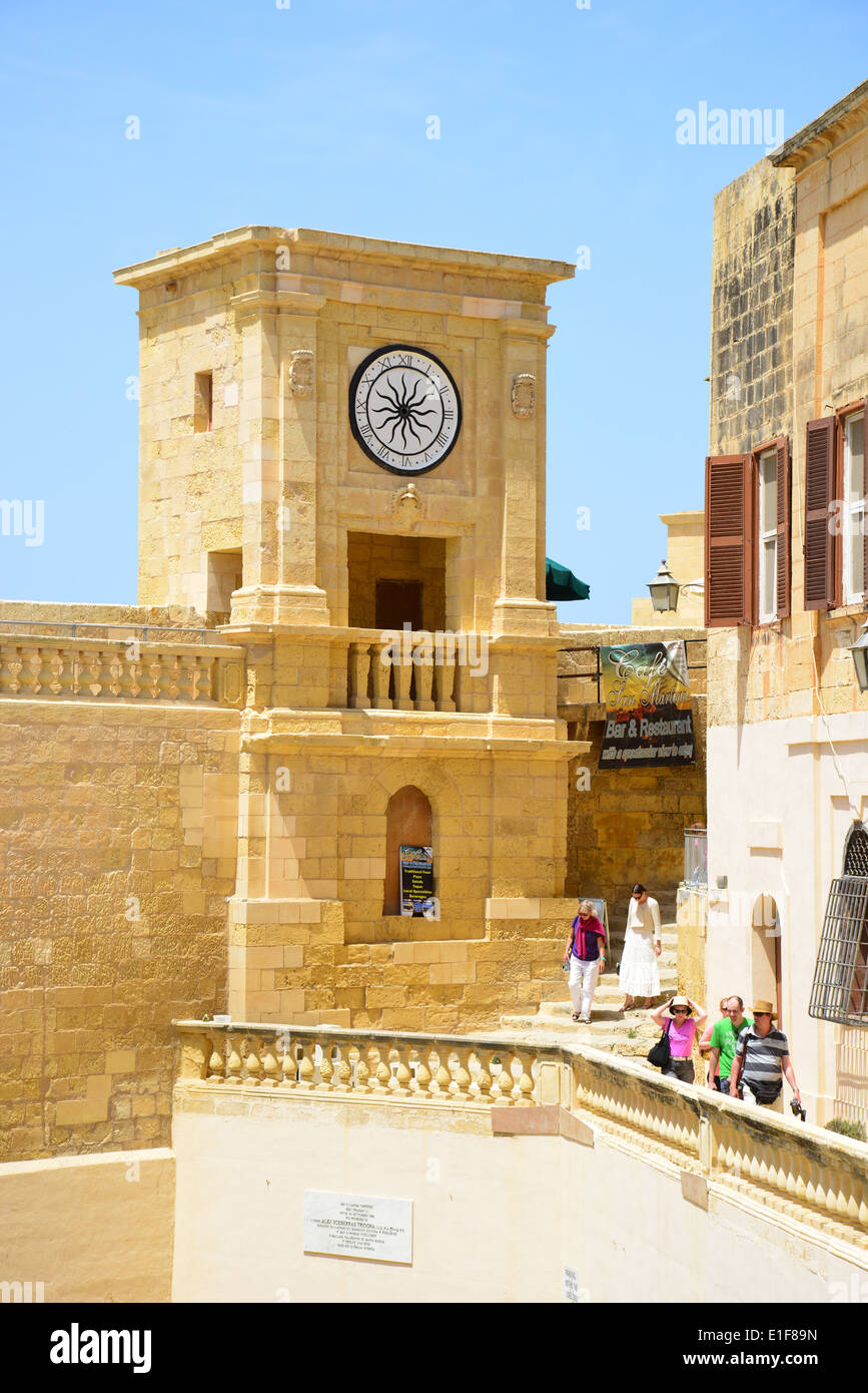 The Clock Tower, The Citadella, Città Victoria, Gozo (Għawdex), Gozo ...