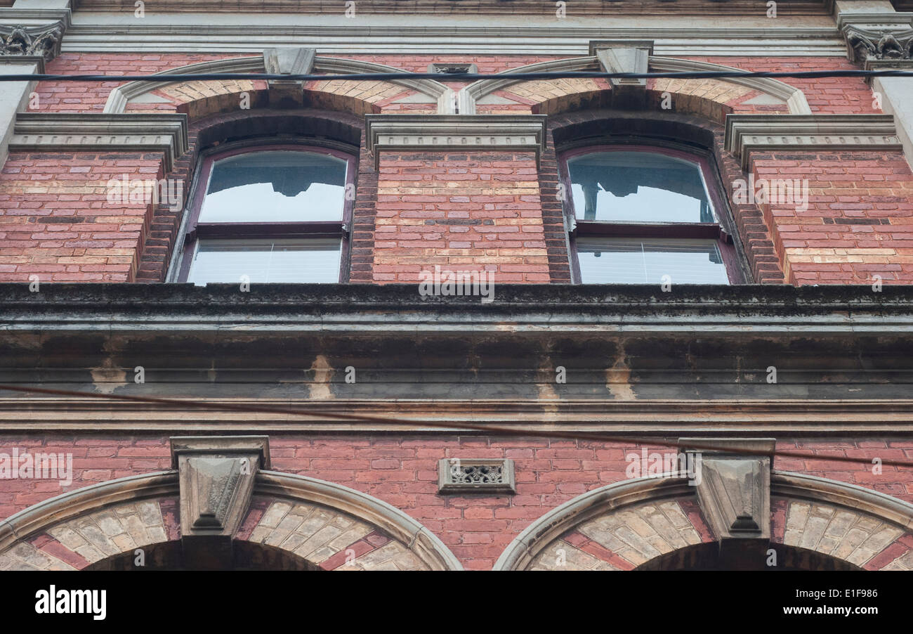 Architecture Red Brick Building Facade Stock Photo - Alamy