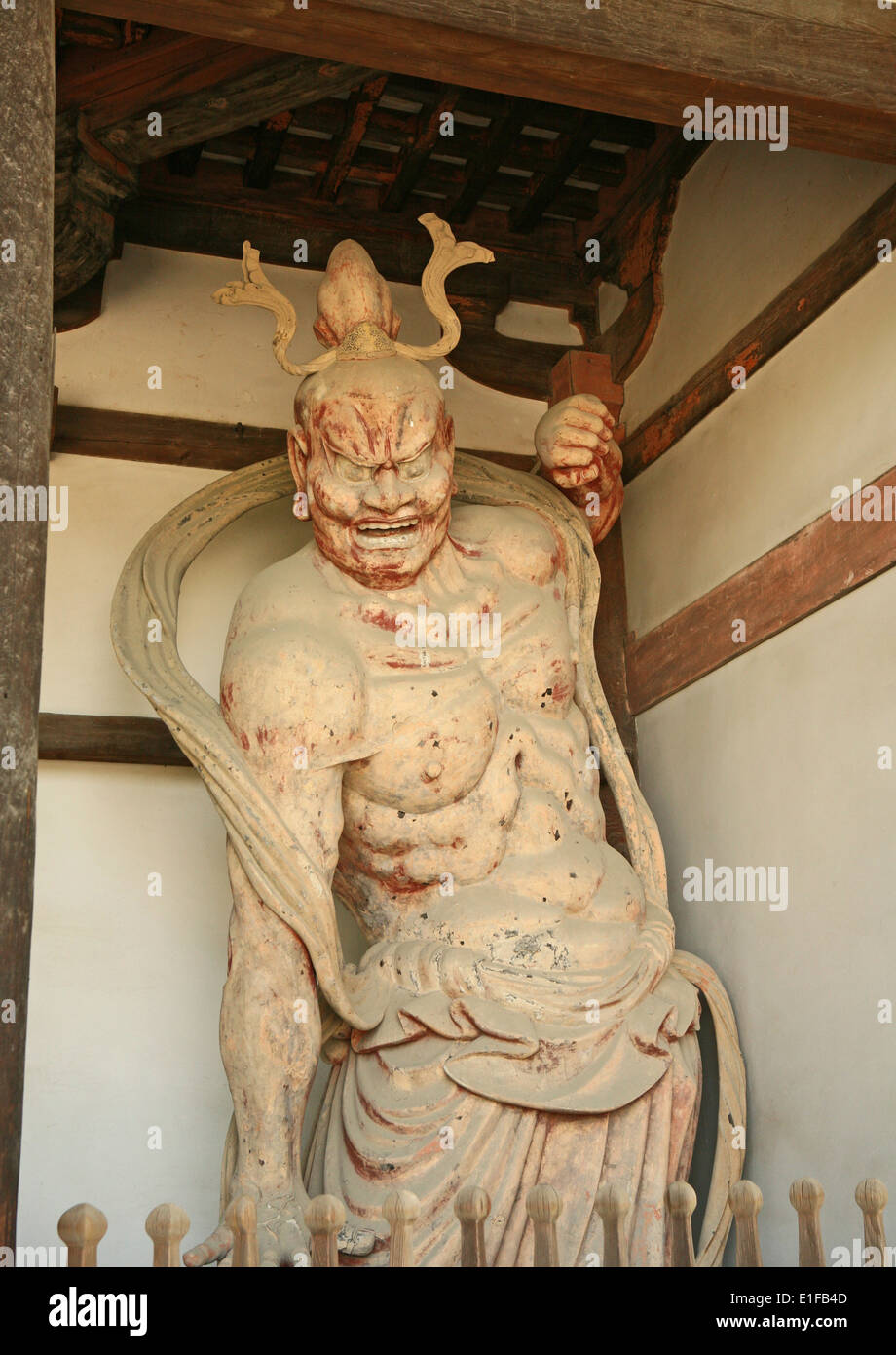 Horyuji temple complex Stock Photo - Alamy
