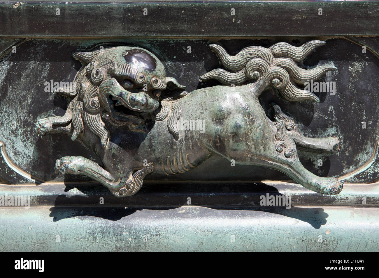 Horyuji temple complex Stock Photo - Alamy