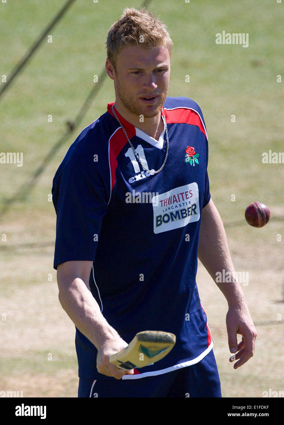 English Cricketer Andrew "Freddie" Flintoff Picture by James Boardman ...