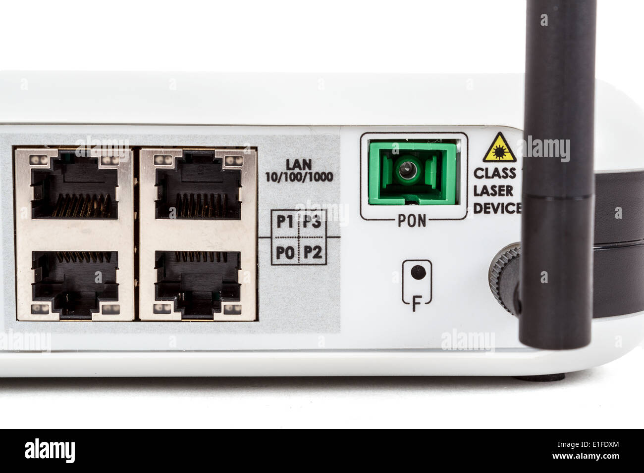 Passive Optical network, Detail of end user fiber optic GPON terminal ...
