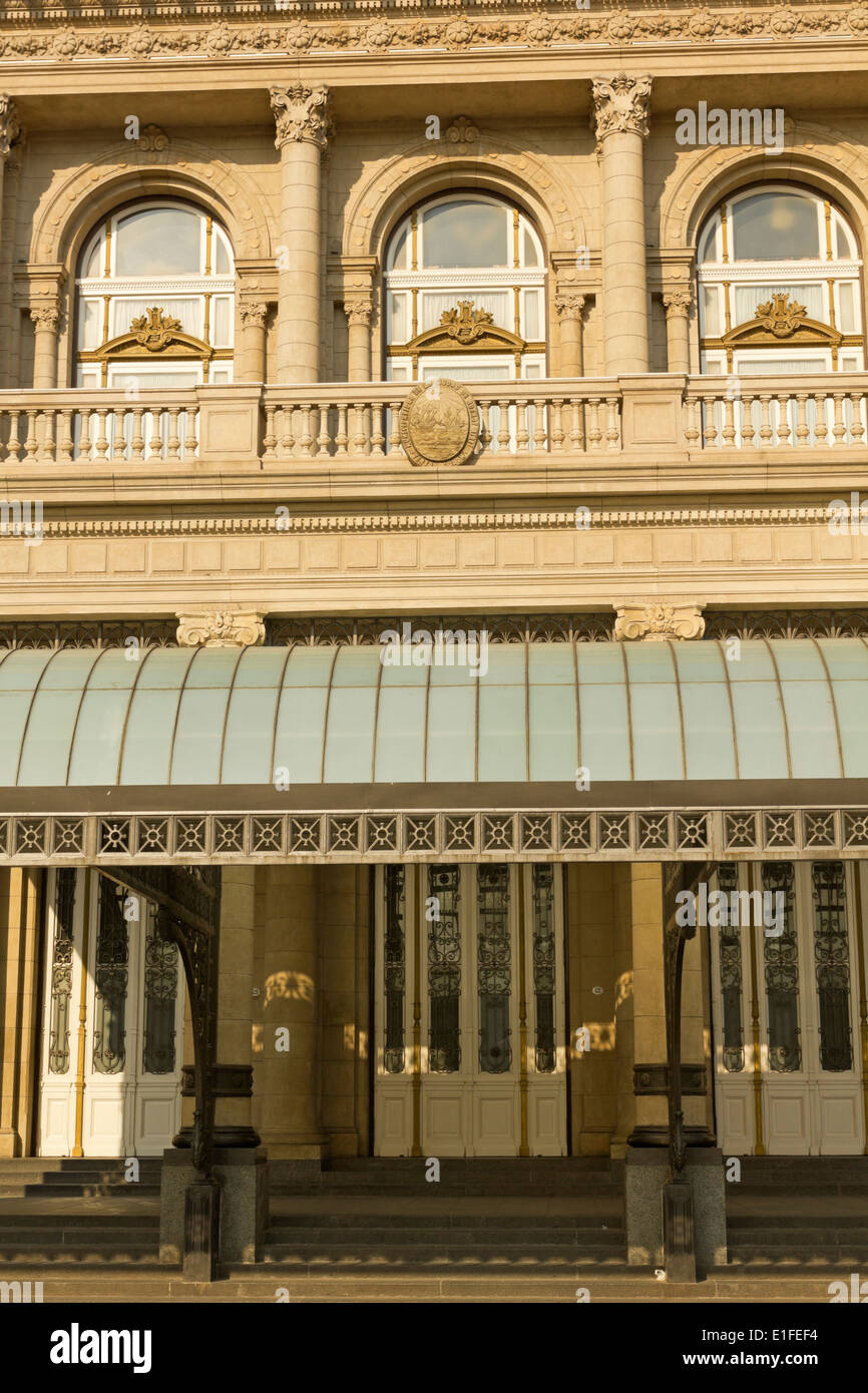 Columbus Theatre facade on 9 de julio Avenue at Buenos Aires, Argentina ...