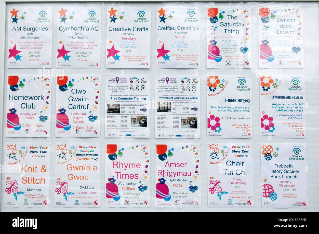 Morriston Library official reopening in Swansea Stock Photo - Alamy