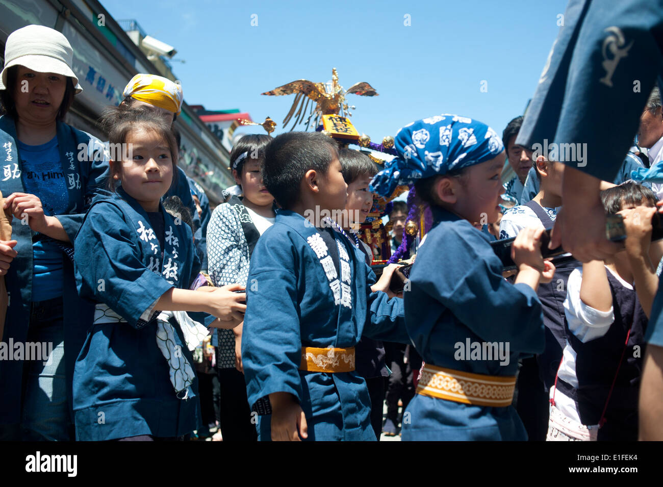 Japan children parade hi-res stock photography and images - Alamy