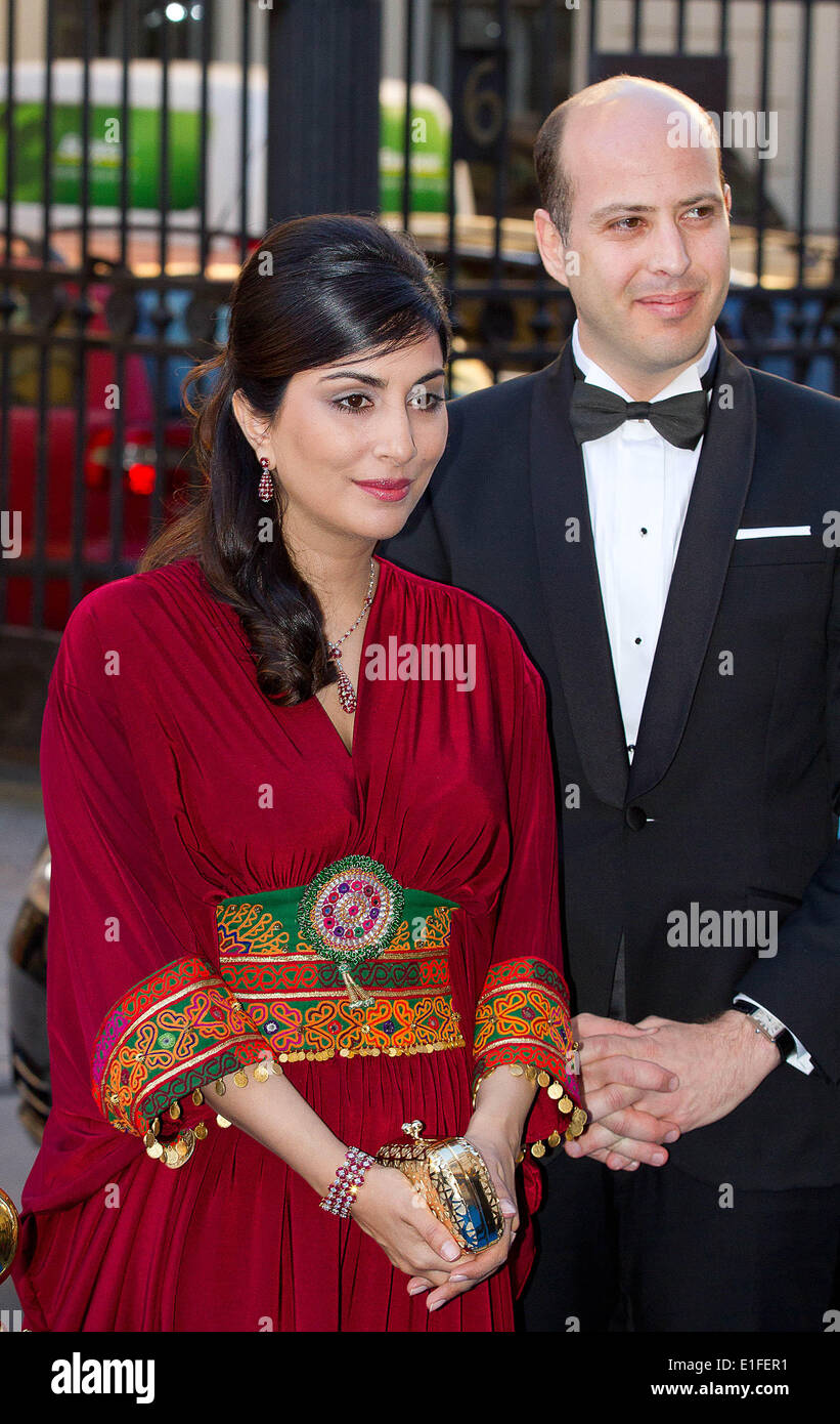 Prince Muhammad Ali of Egypt and Princess Noal of Egypt arrive for the ...