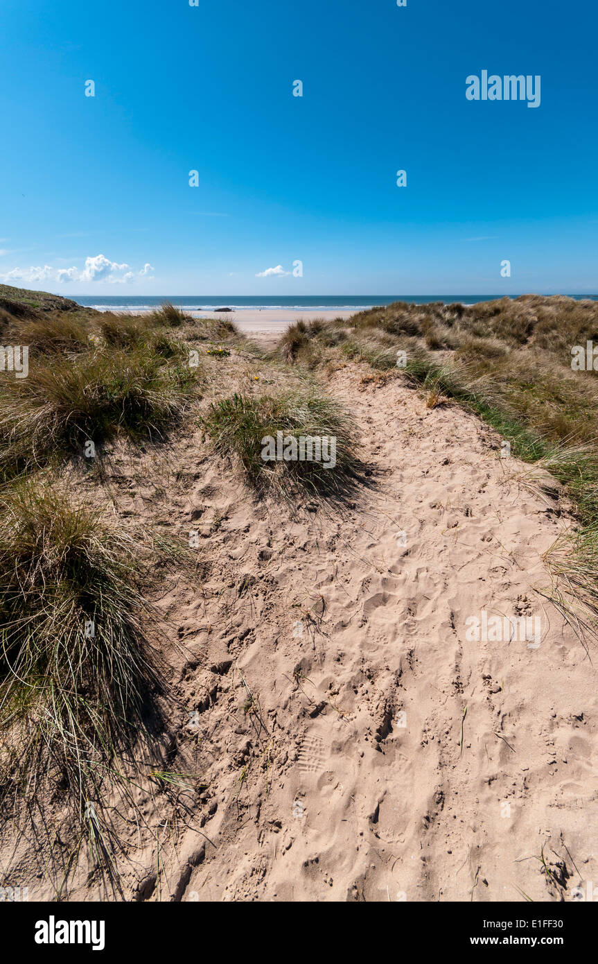 Aberffraw Bay Anglesey North Wales Stock Photo - Alamy