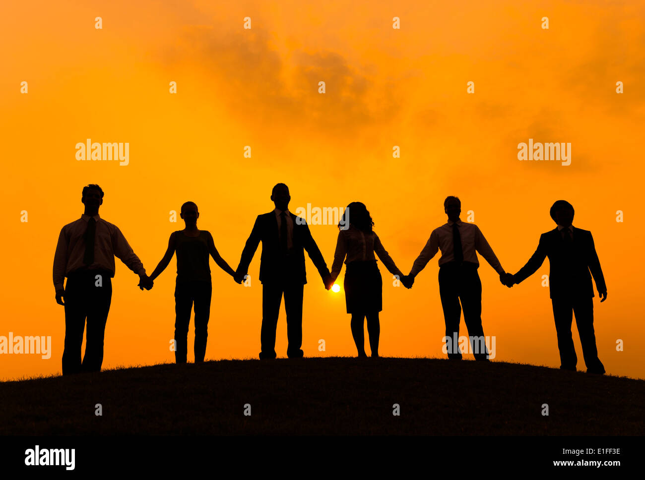 Group of Business People Holding Hand Stock Photo - Alamy