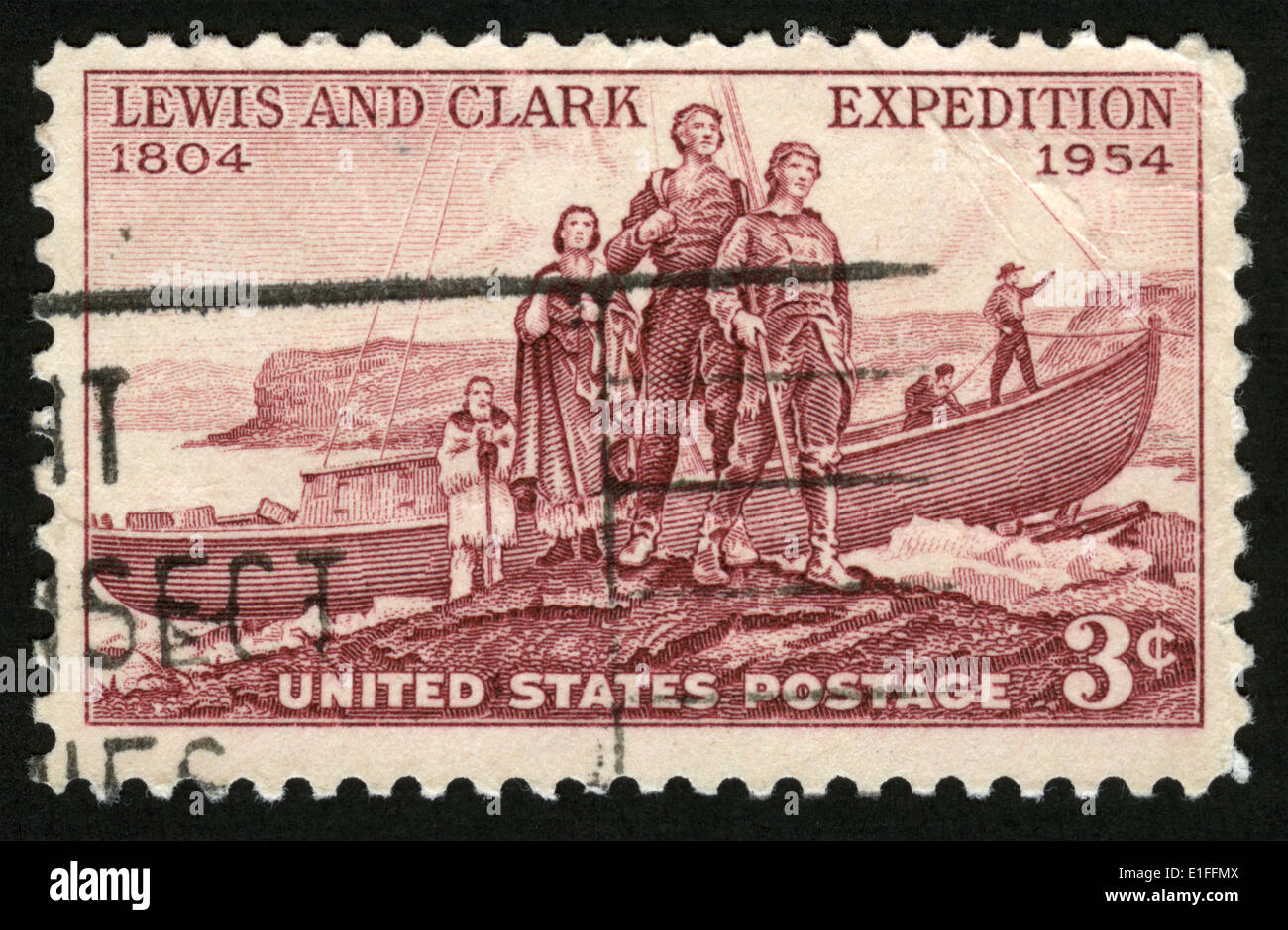 1954 us postage stamps hi-res stock photography and images - Alamy