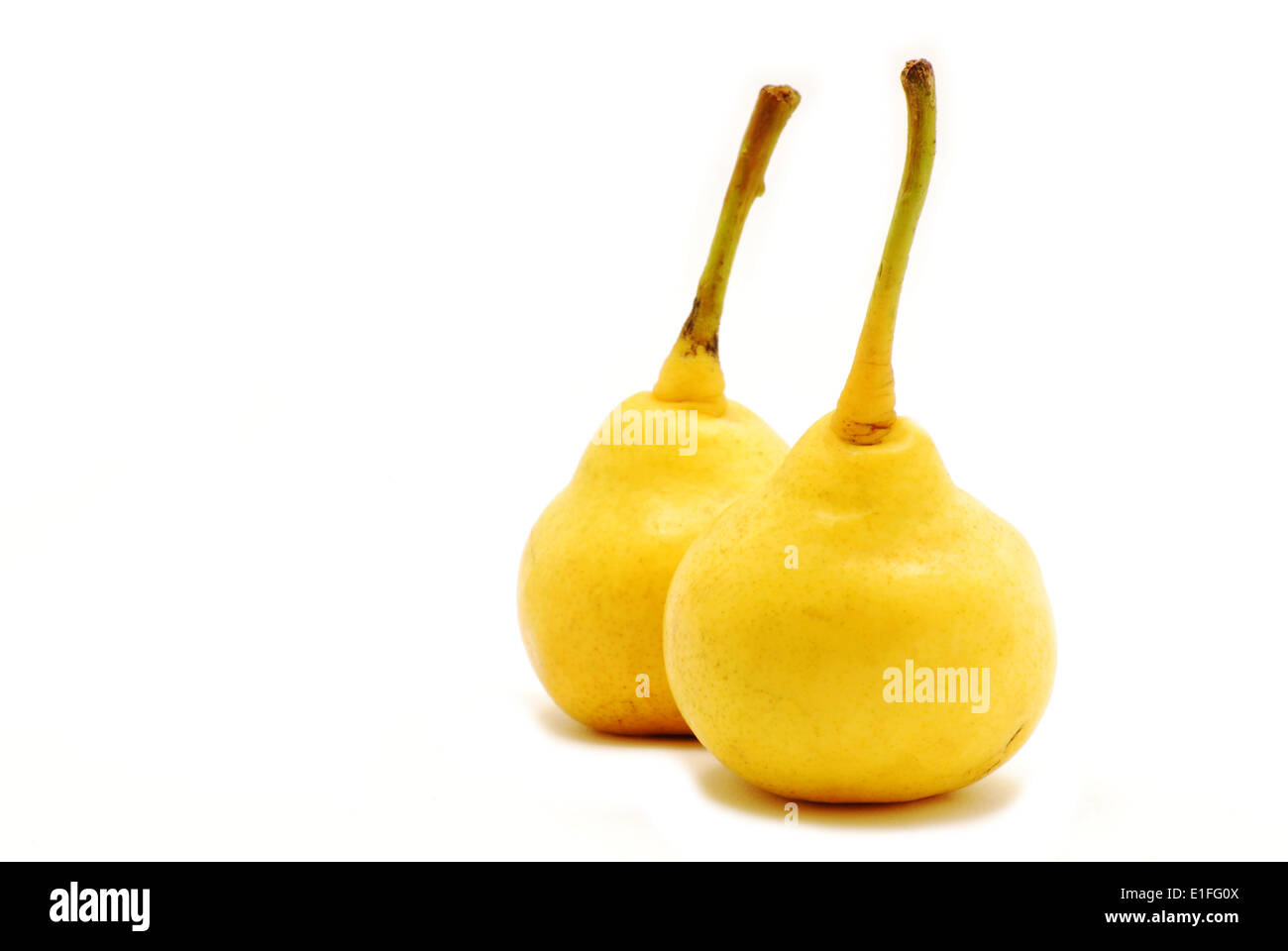 Two pears isolated on white Stock Photo - Alamy