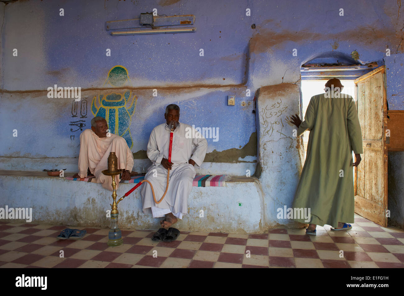 Egypt, Nile valley, Aswan, Nubian village around Aswan Stock Photo - Alamy