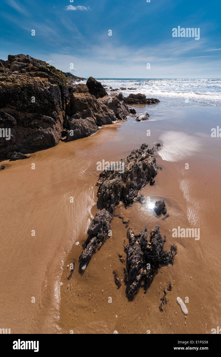 Aberffraw Bay Anglesey North Wales Stock Photo - Alamy