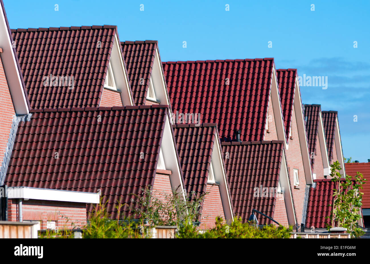 Row modern houses build hi-res stock photography and images - Alamy