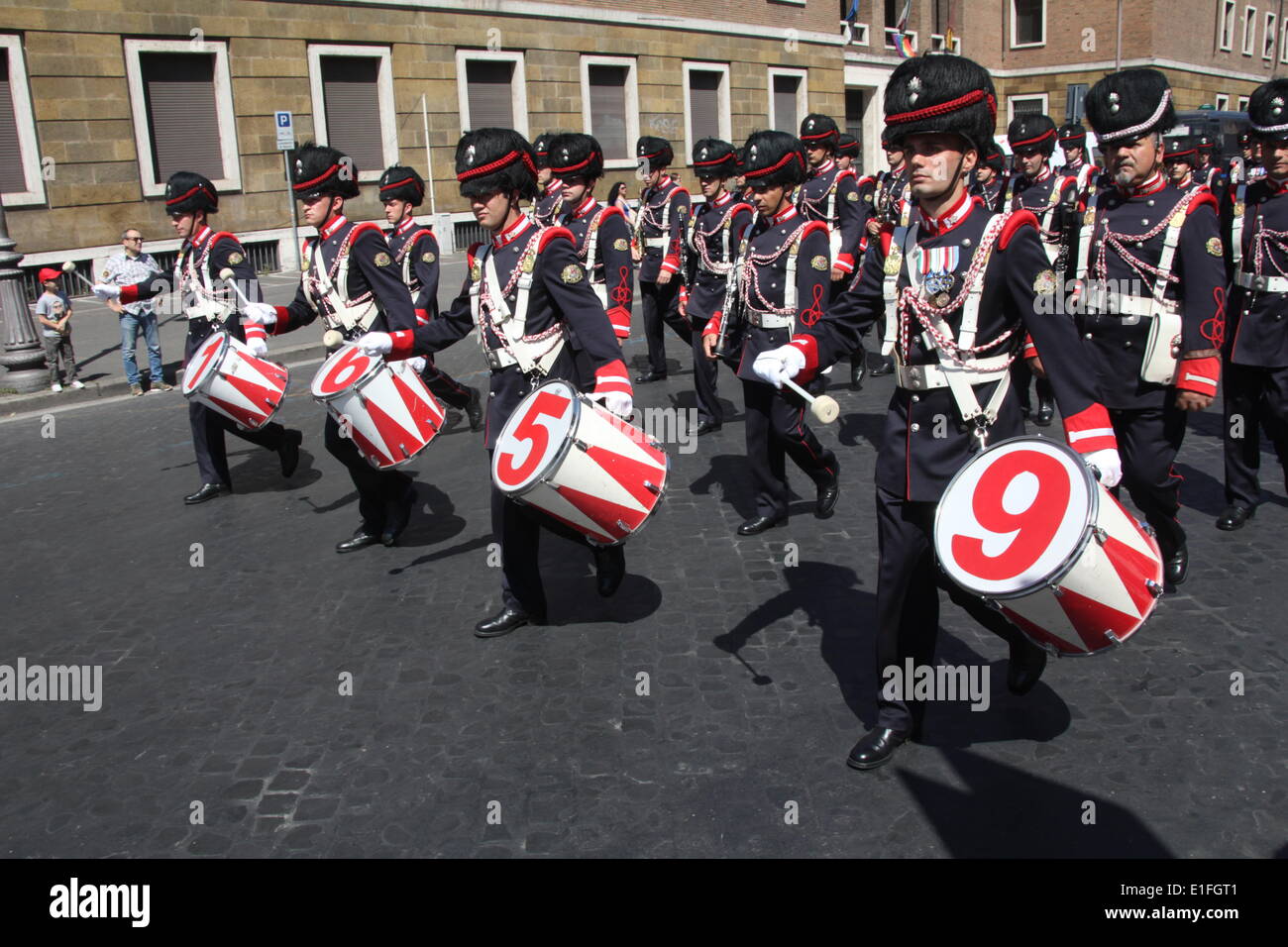 Five Marching Men High Resolution Stock Photography and Images - Alamy