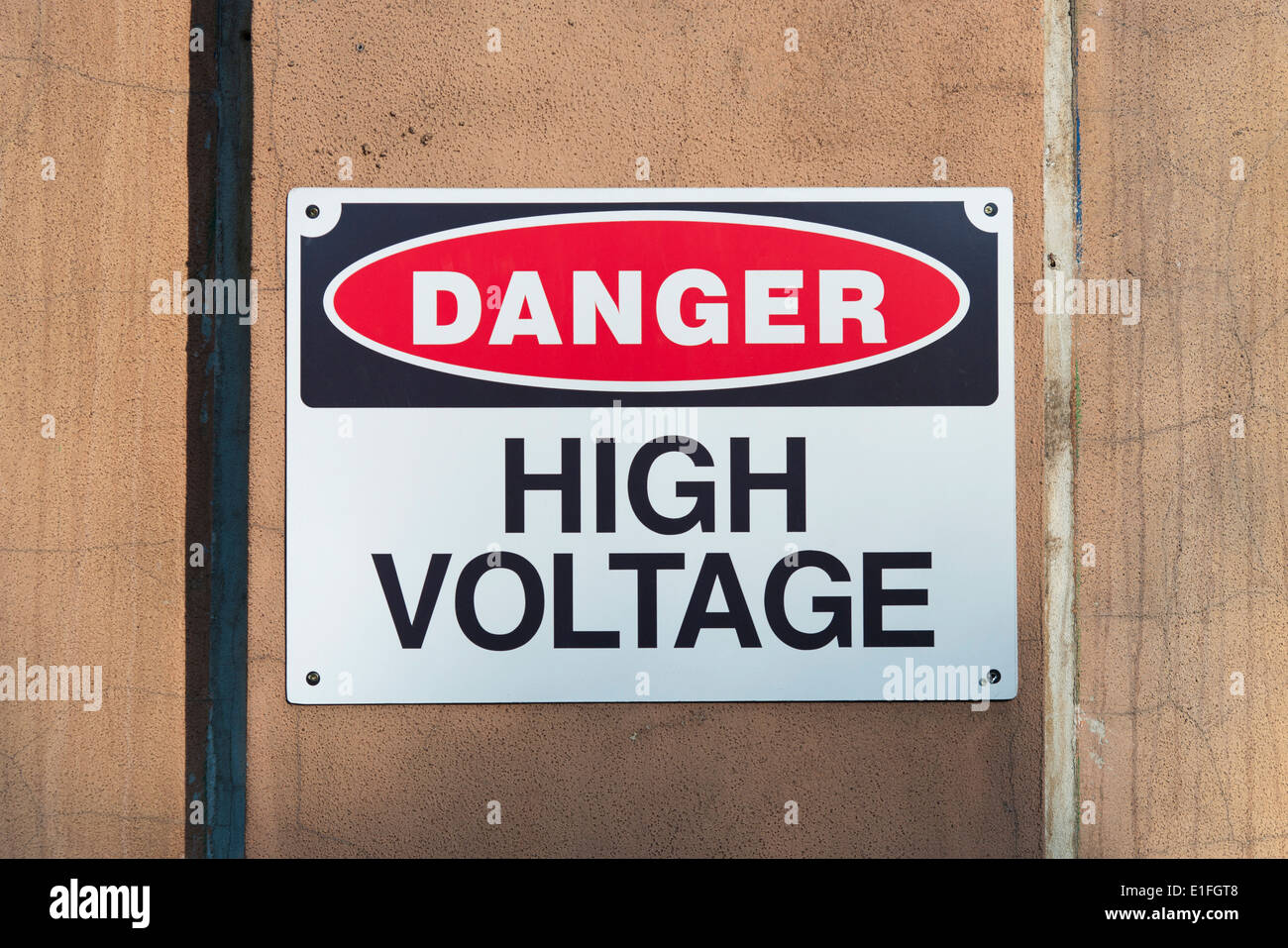 High voltage sign on transformer hi-res stock photography and images ...