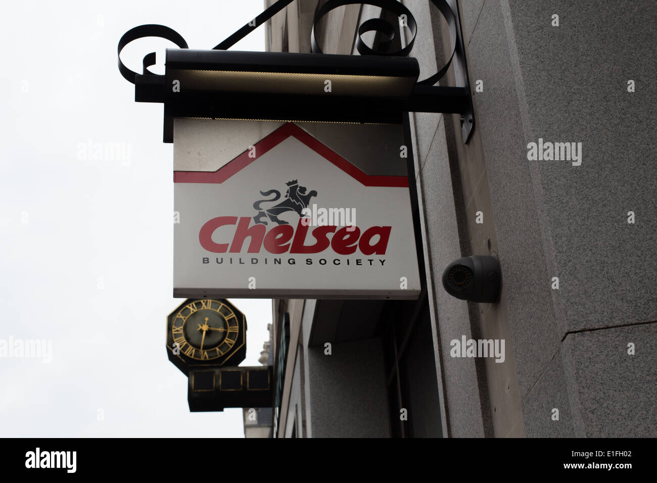 Chelsea Building Society sign Stock Photo - Alamy