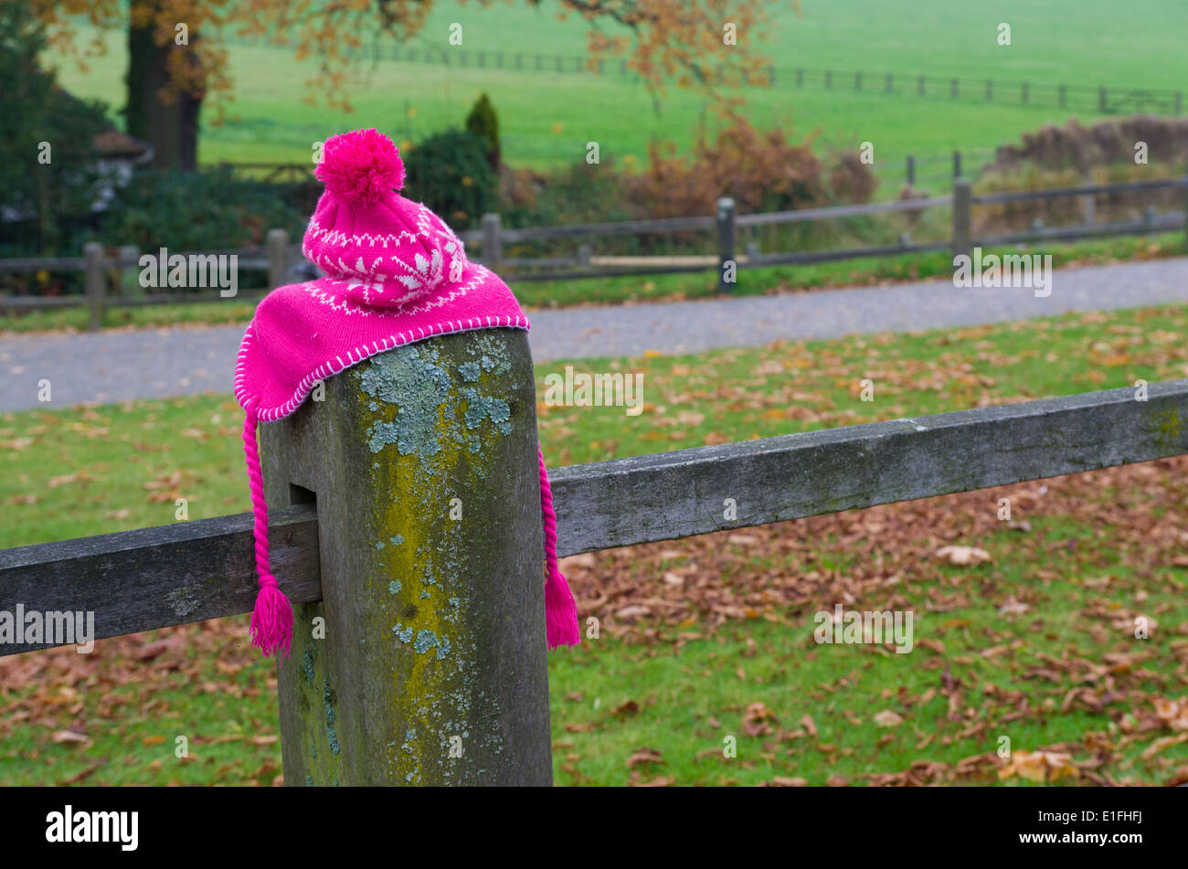 Pink knitted cap hi-res stock photography and images - Alamy