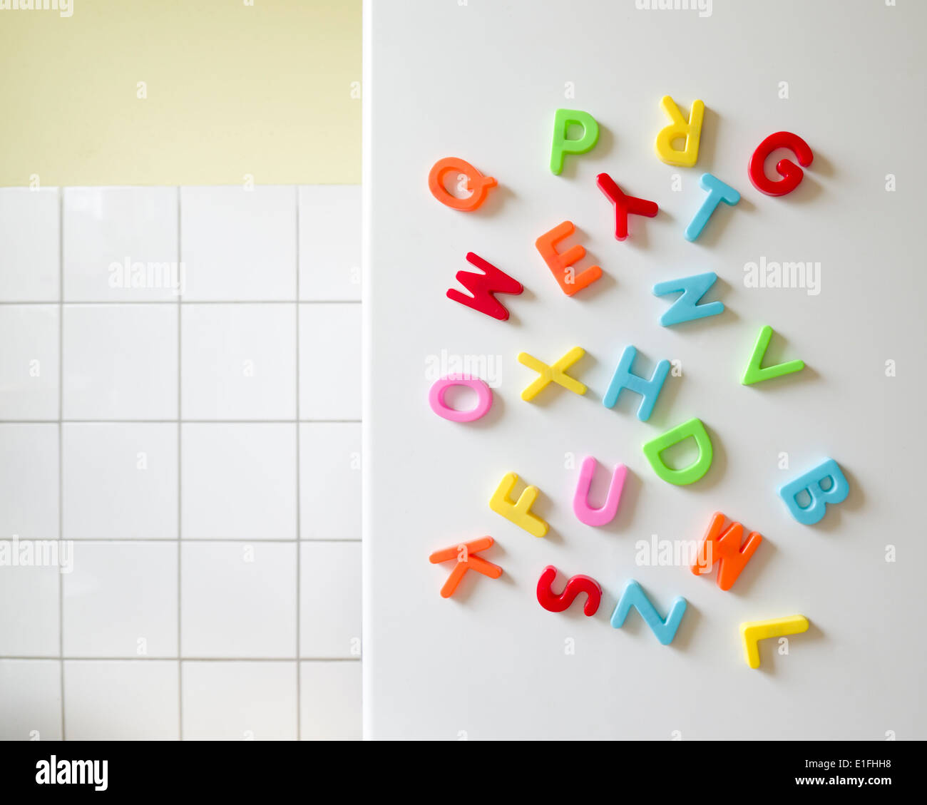 Magnetic letters alphabet hi-res stock photography and images - Alamy
