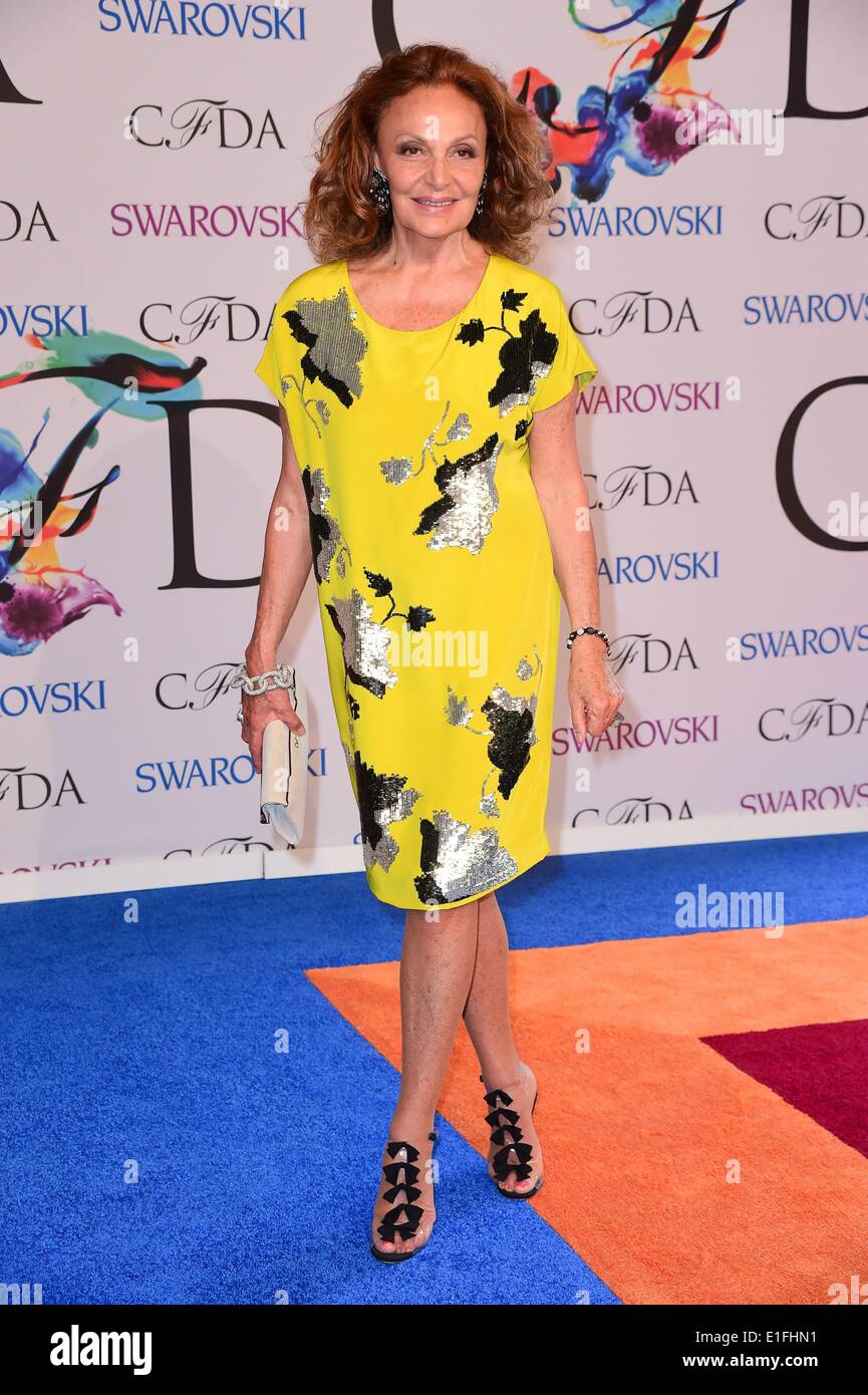 New York, NY, USA. 2nd June, 2014. Diane von Furstenberg at arrivals ...