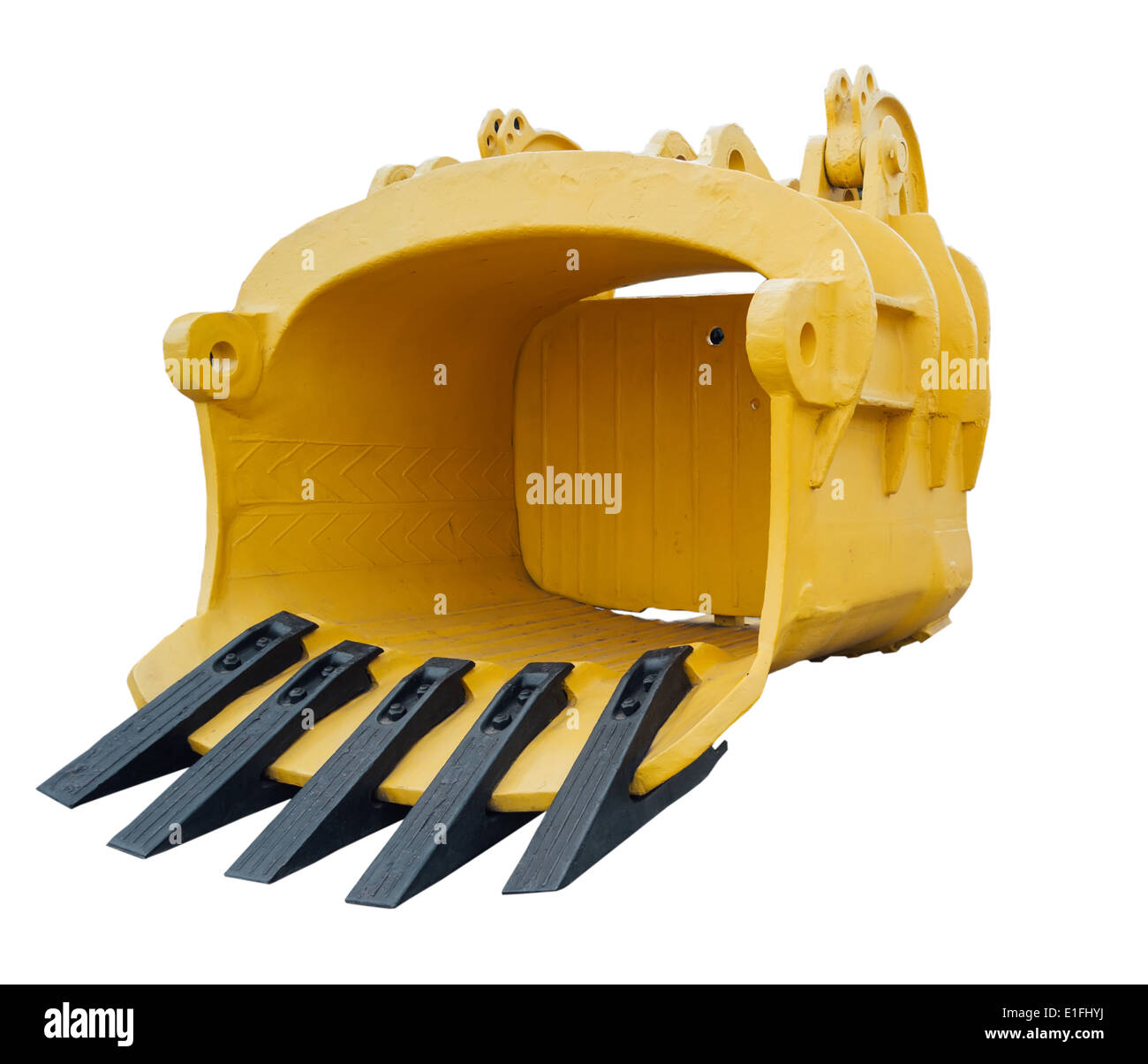 Excavator bucket Cut Out Stock Images & Pictures - Alamy