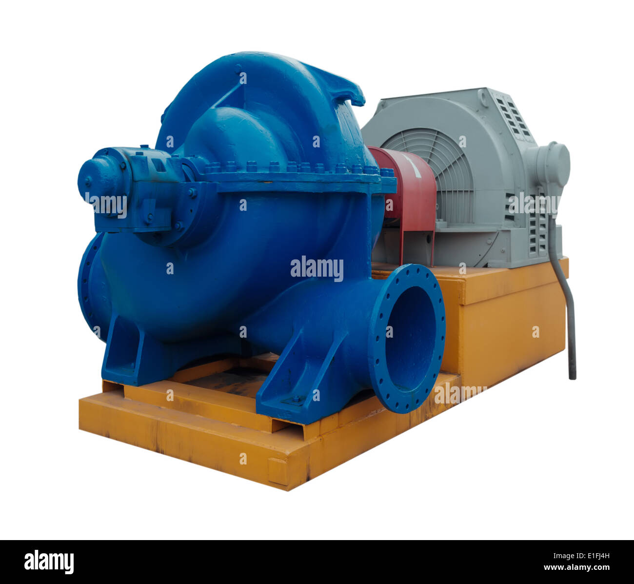 Large industrial heating water pump Stock Photo - Alamy