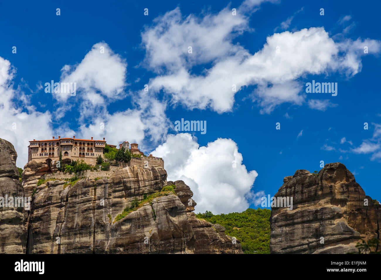 Varlaam Monastery in Meteora rocks, meaning "suspended into air" in ...