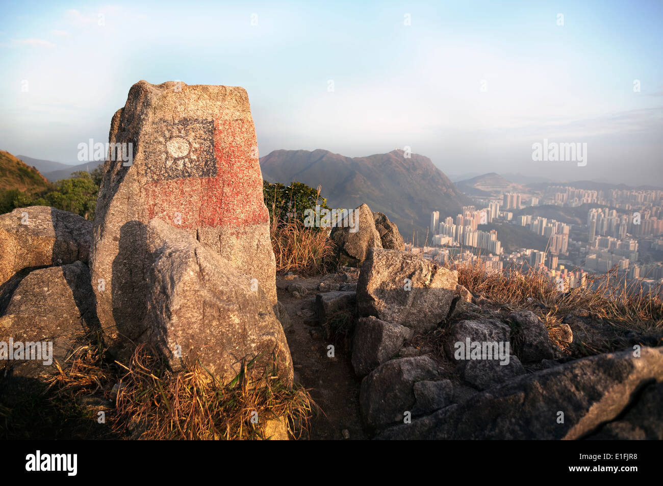 Lion Rock summit, Hong Kong Stock Photo - Alamy