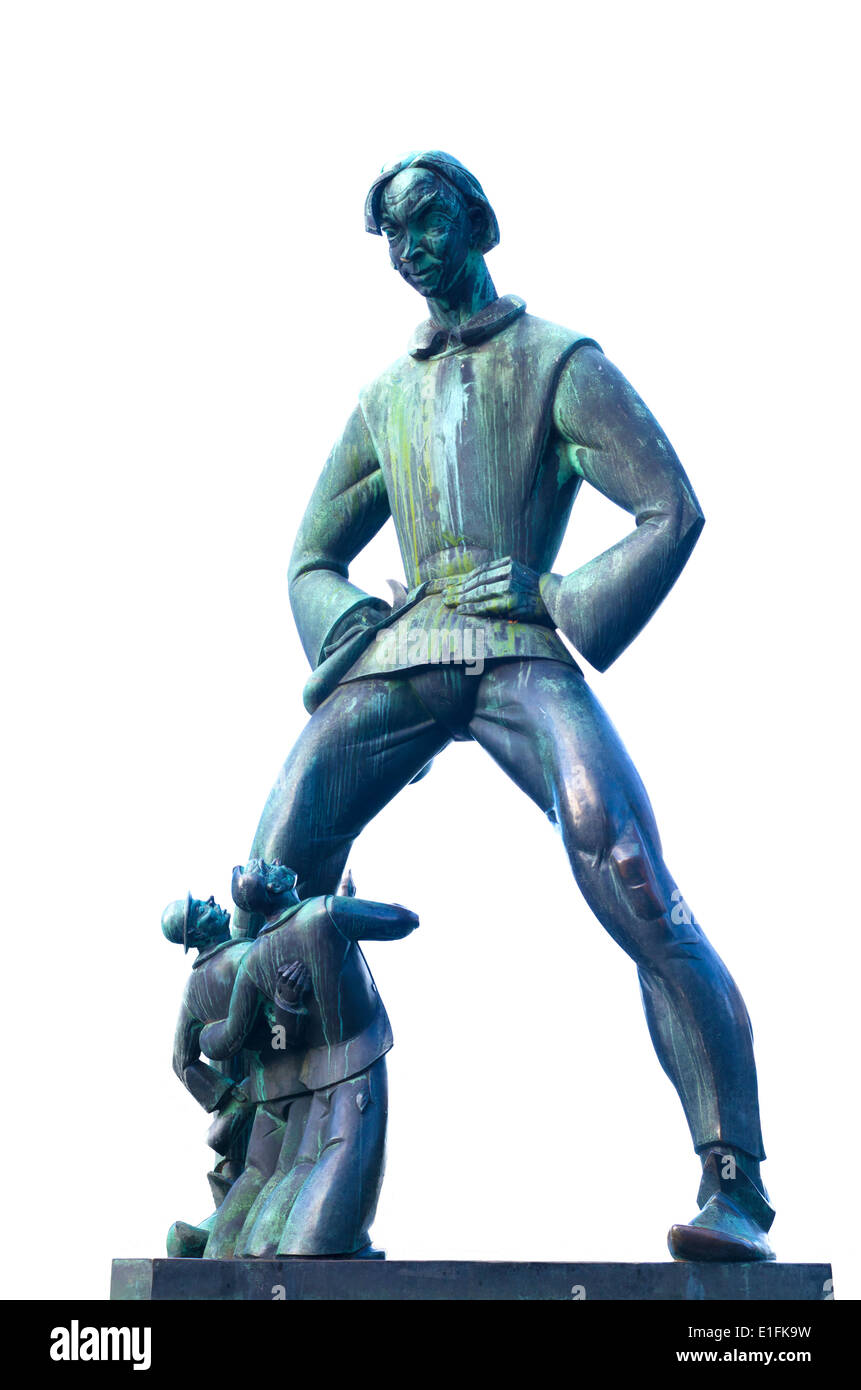 statue isolated on white Stock Photo - Alamy