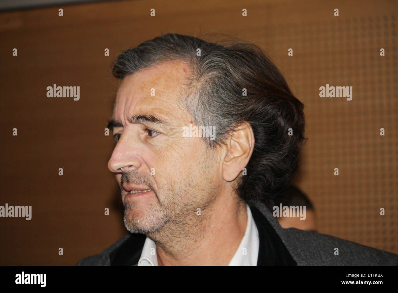 Bernard Henri Levy, french philosopher and writer,during the trial of ...
